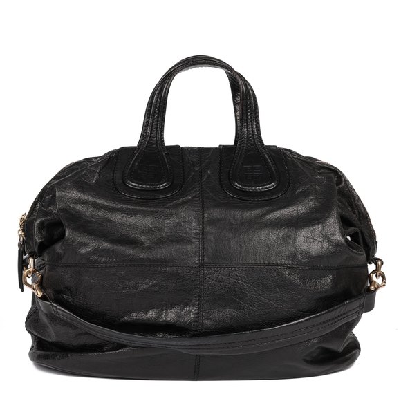 Givenchy | Bags | Givenchy Black Aged Calfskin Leather Nightingale Bag ...